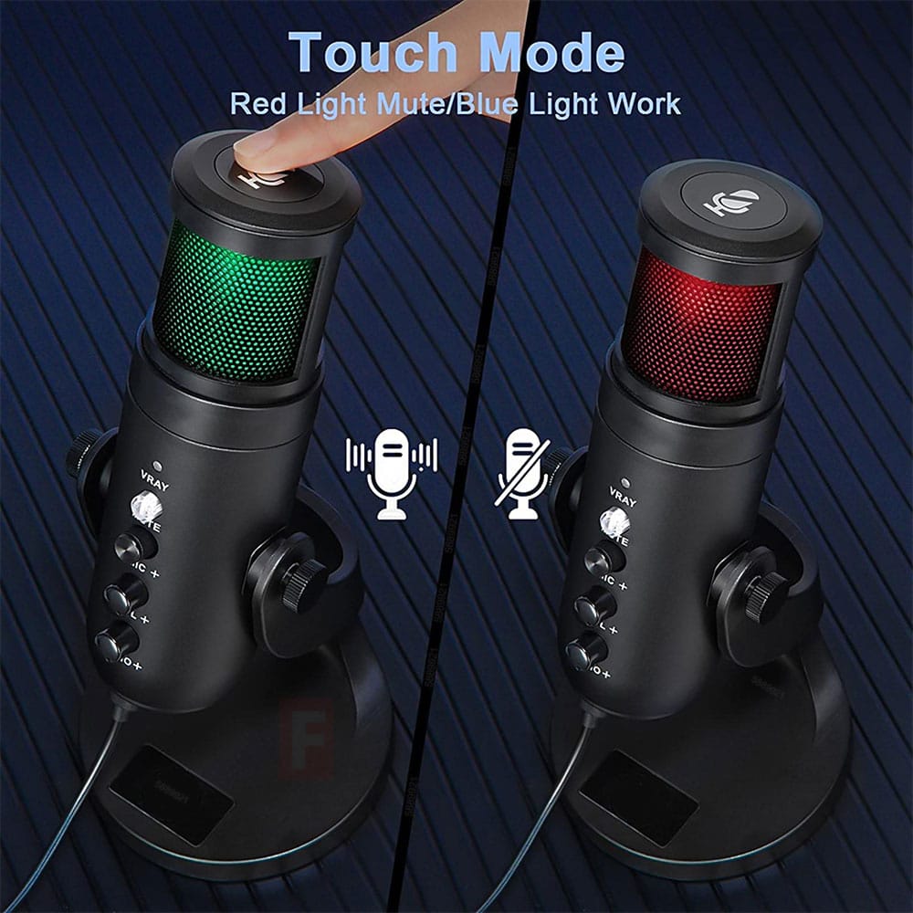 RGB USB Condenser Microphone – Mini Mic
